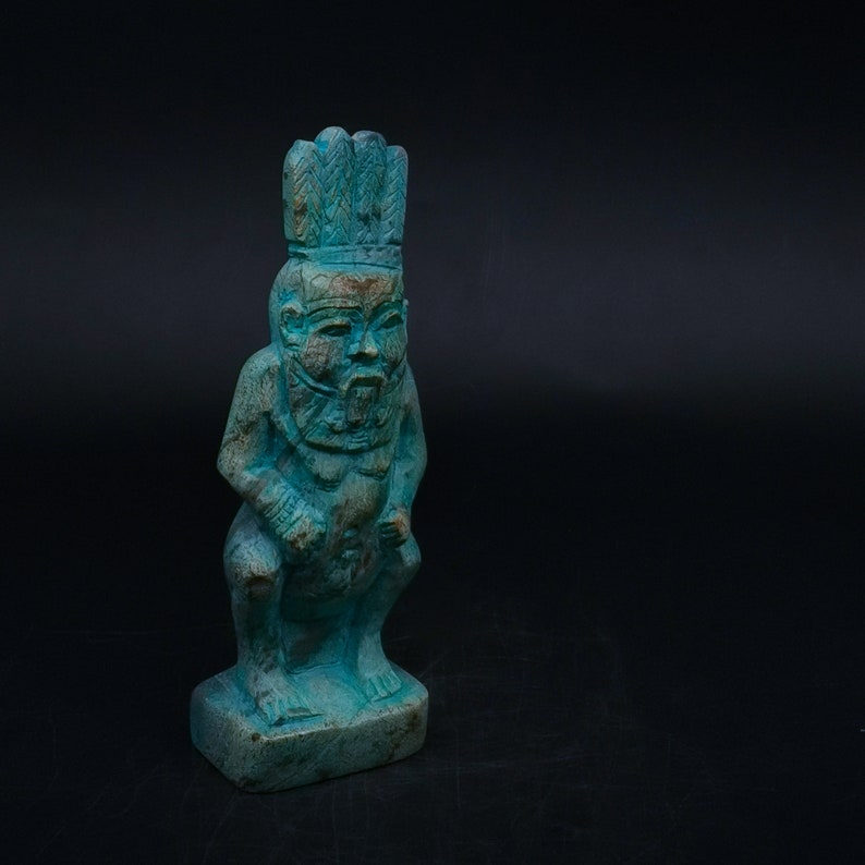 Unique Statue of the God Bes the Dwarf Protector of | Etsy