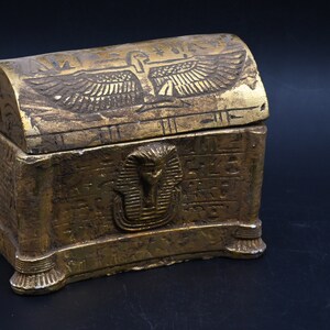 Unique Egyptian Art Box Decorated Pharaonic Inscription Heavy Stone 2 ...