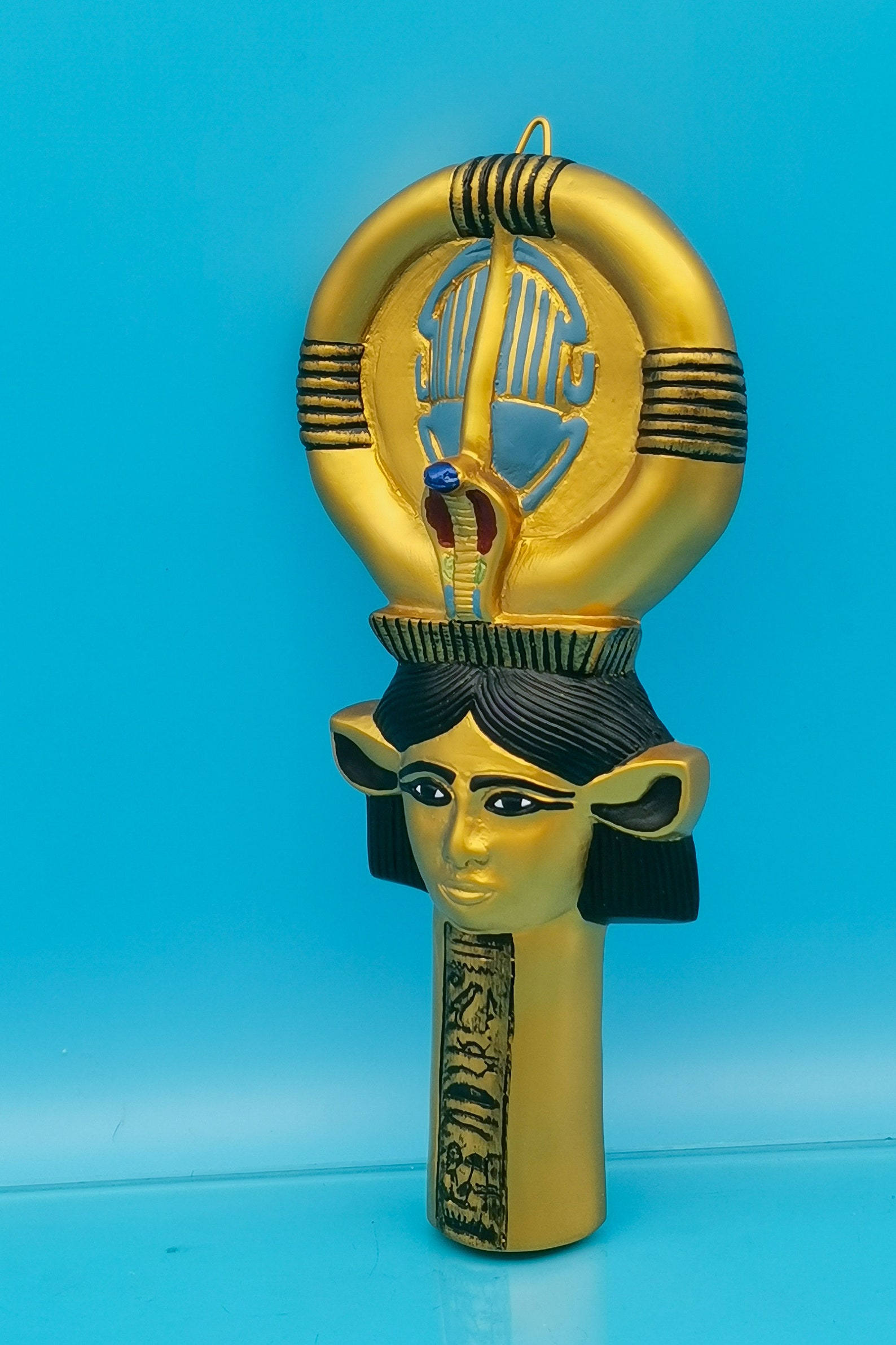 Unique Ankh the Goddess Hathor Cow Ears With Scarab Wall - Etsy