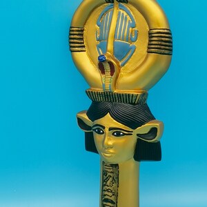 Unique Ankh the Goddess Hathor Cow Ears With Scarab Wall - Etsy