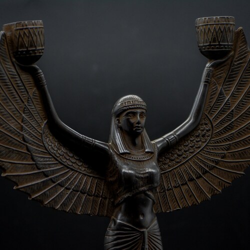 Unique Golden Isis Statue Available in 3 Colors Winged Isis | Etsy