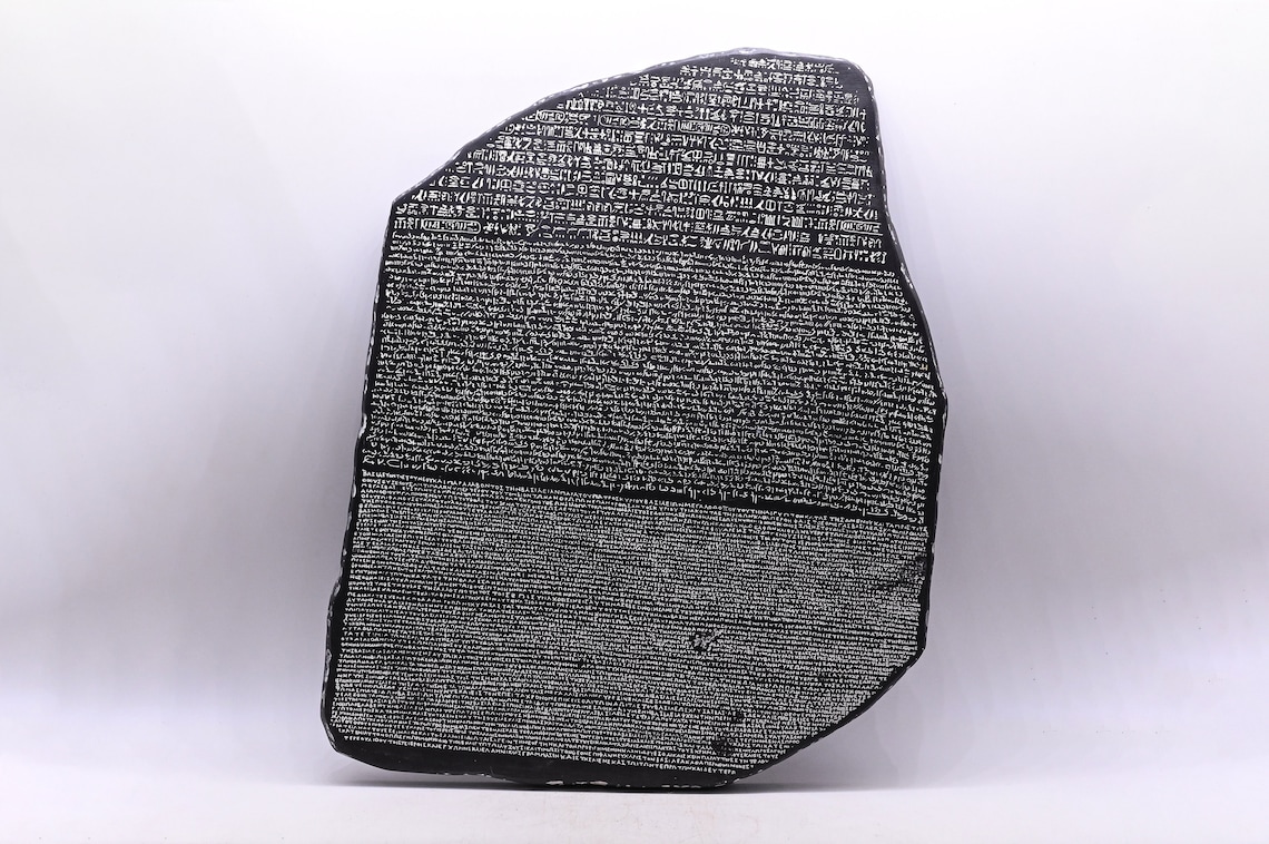 The Rosetta Stone Replica of Ancient Egyptian Monument - Etsy