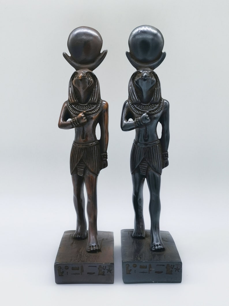 Ancient Egyptian Statue of Sun God Ra Harakhte Crowned With a | Etsy