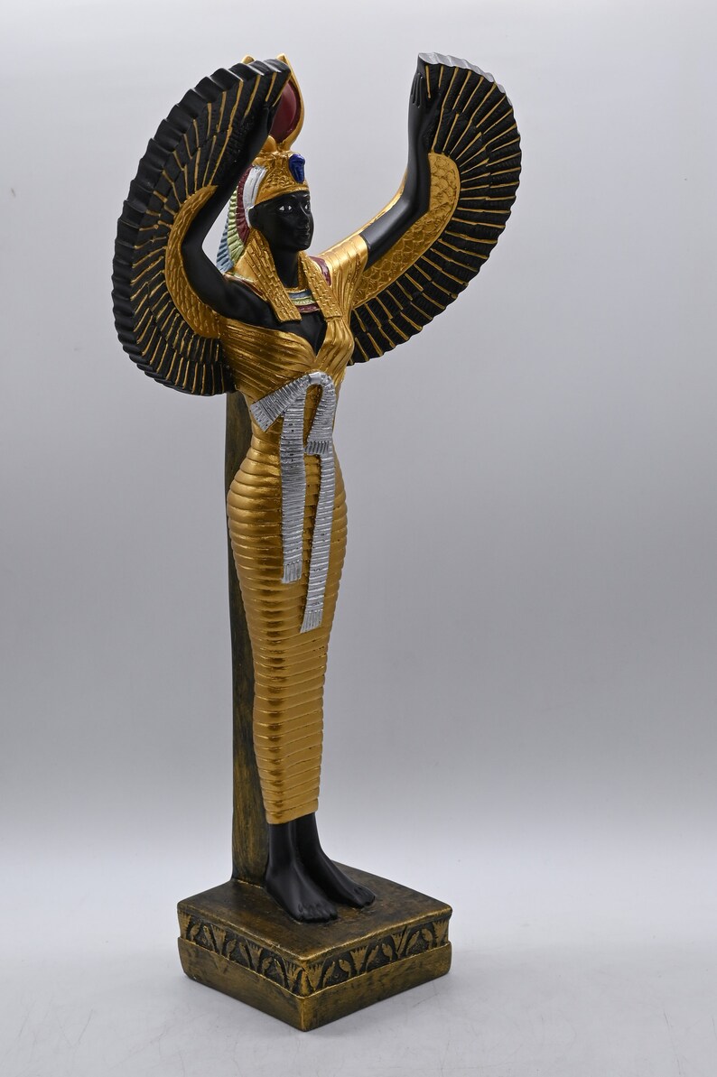 Unique Golden Isis Statue Available in 3 Colors Winged Isis - Etsy