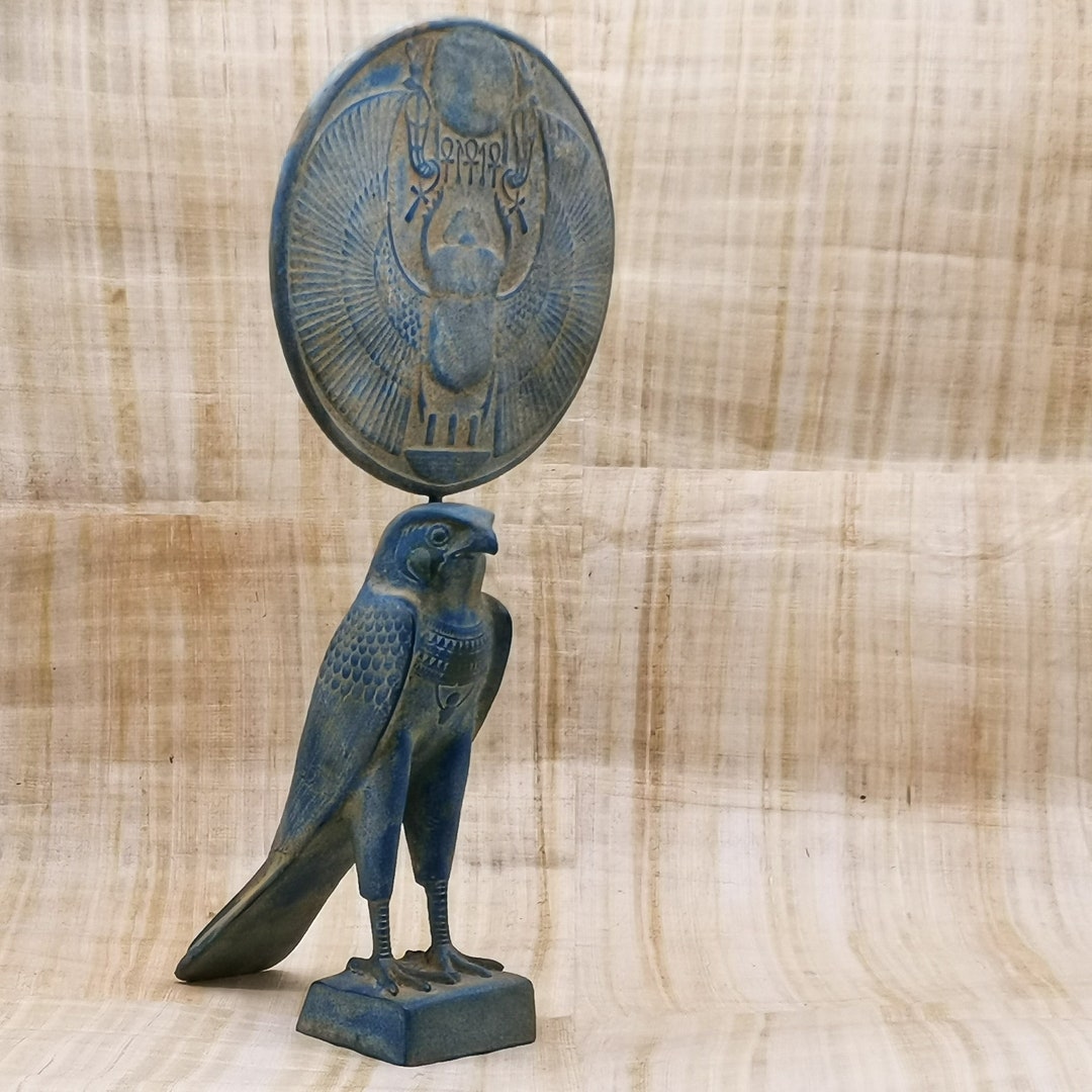 Horus Falcon Figure God of the Sky as a Bird Shape With the Sun Disk ...