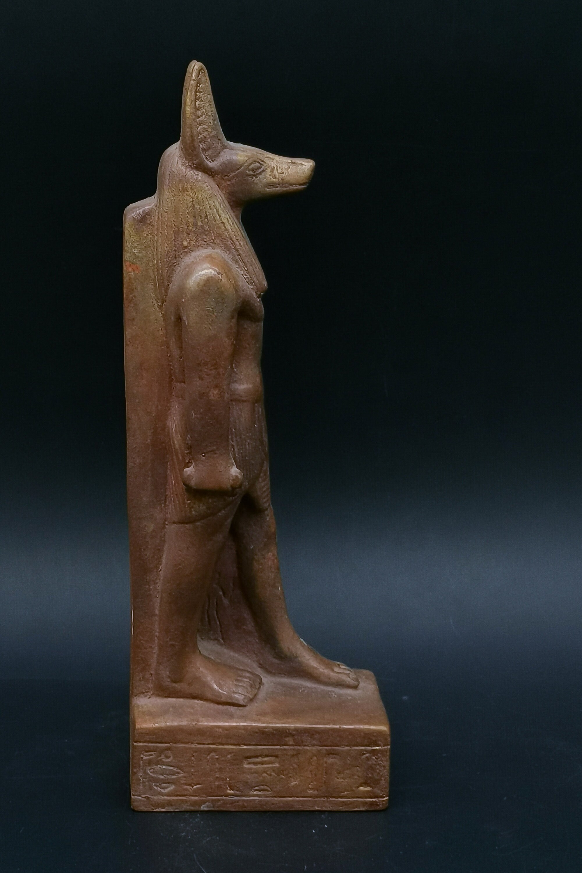 Egyptian God Anubis Statue Solid Stone Made in Egypt - Etsy