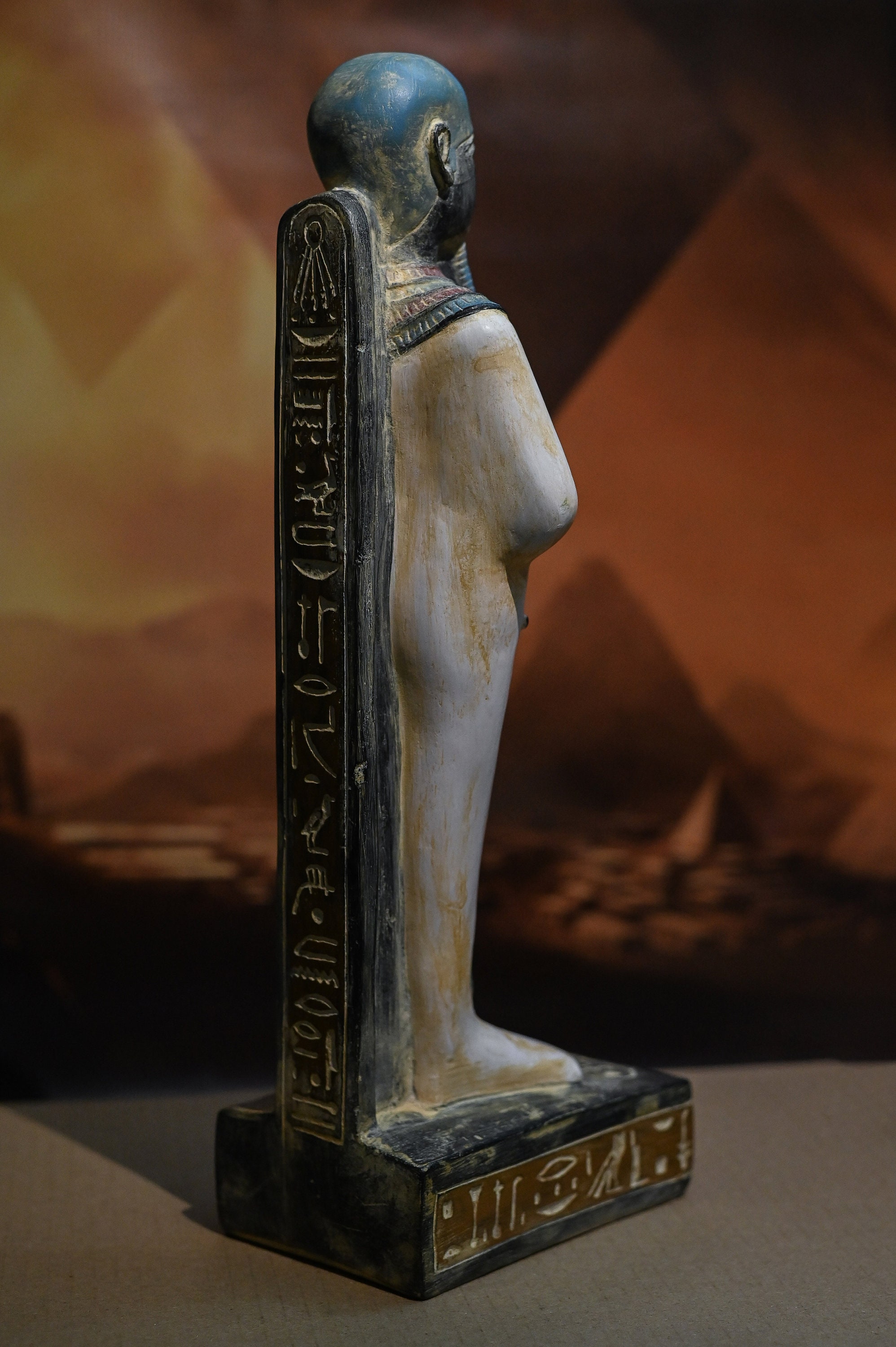 Hand Carved Egyptian Art Statue of God Craftsmen Ptah Large - Etsy