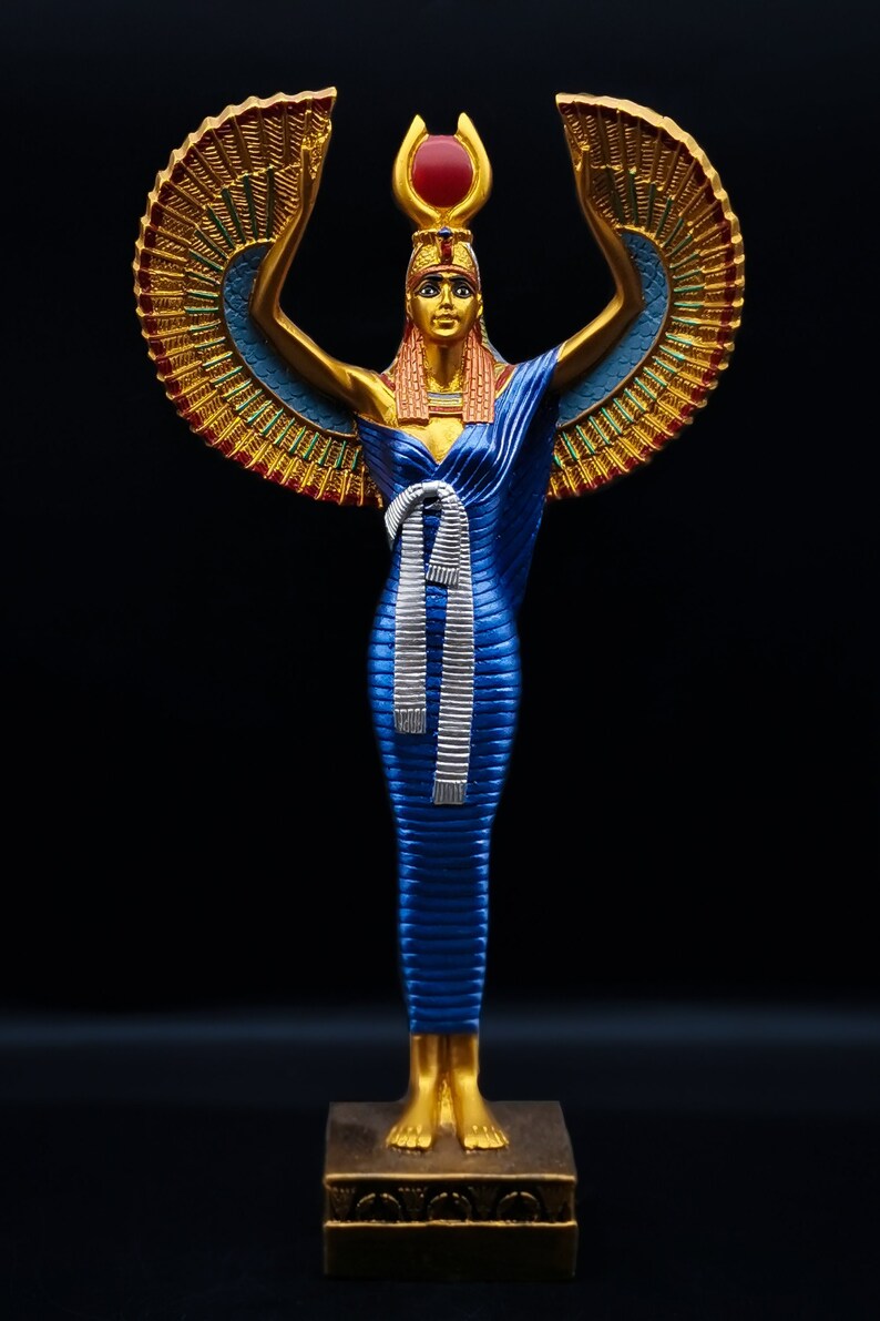 Unique Golden Isis Statue Available in 3 Colors Winged Isis | Etsy