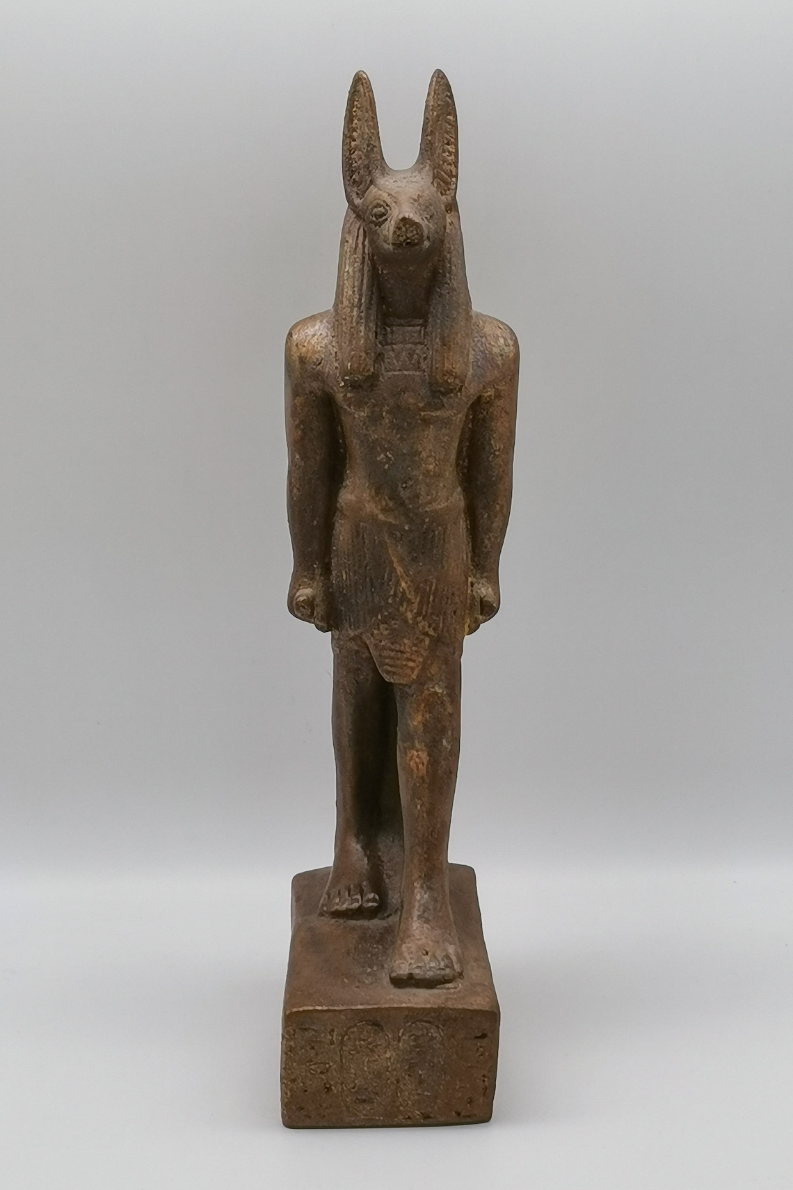 Egyptian God Anubis Statue Solid Stone Made in Egypt - Etsy