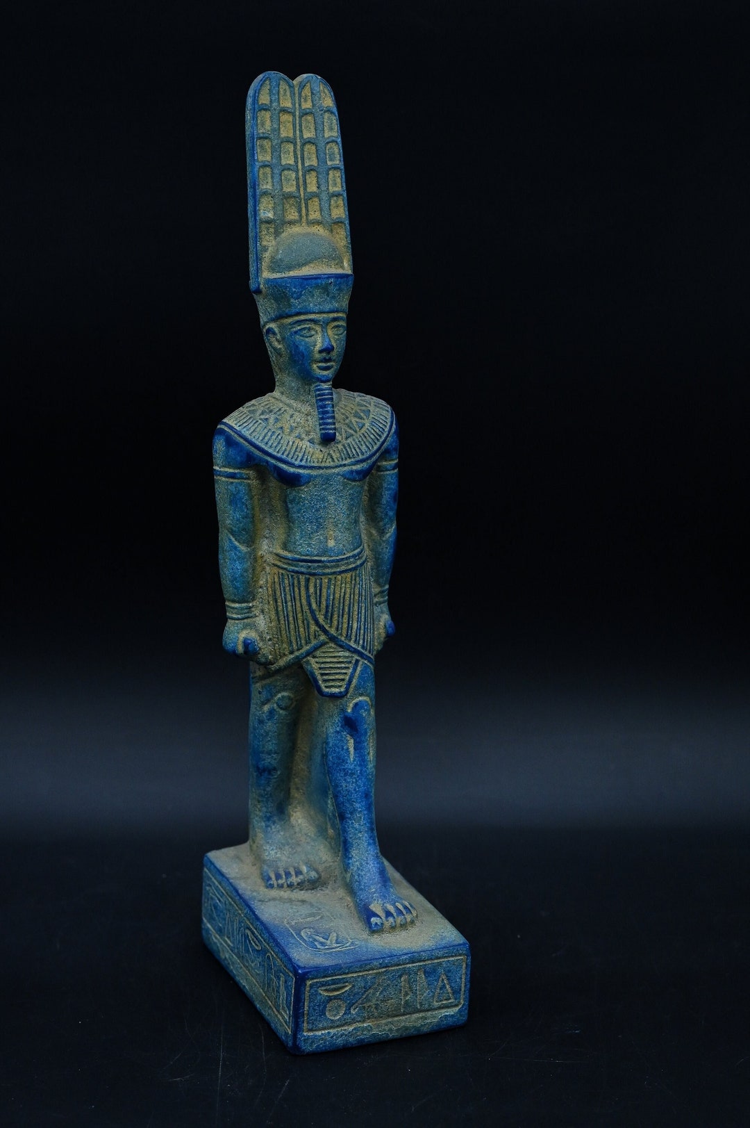 Gorgeous AMUN-RA (god of the Sun) With Egyptian Hieroglyphs Carefully ...