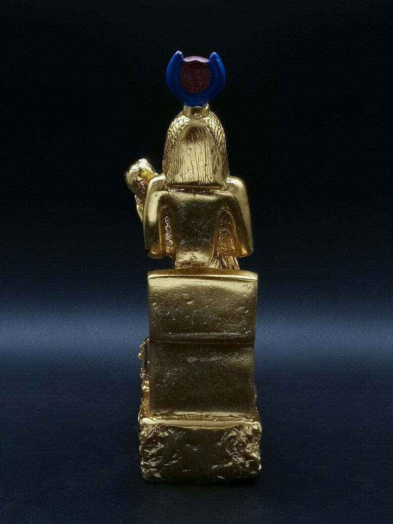 Estatua única de la diosa isis amamantando al bebé Horus hecha - Etsy ...