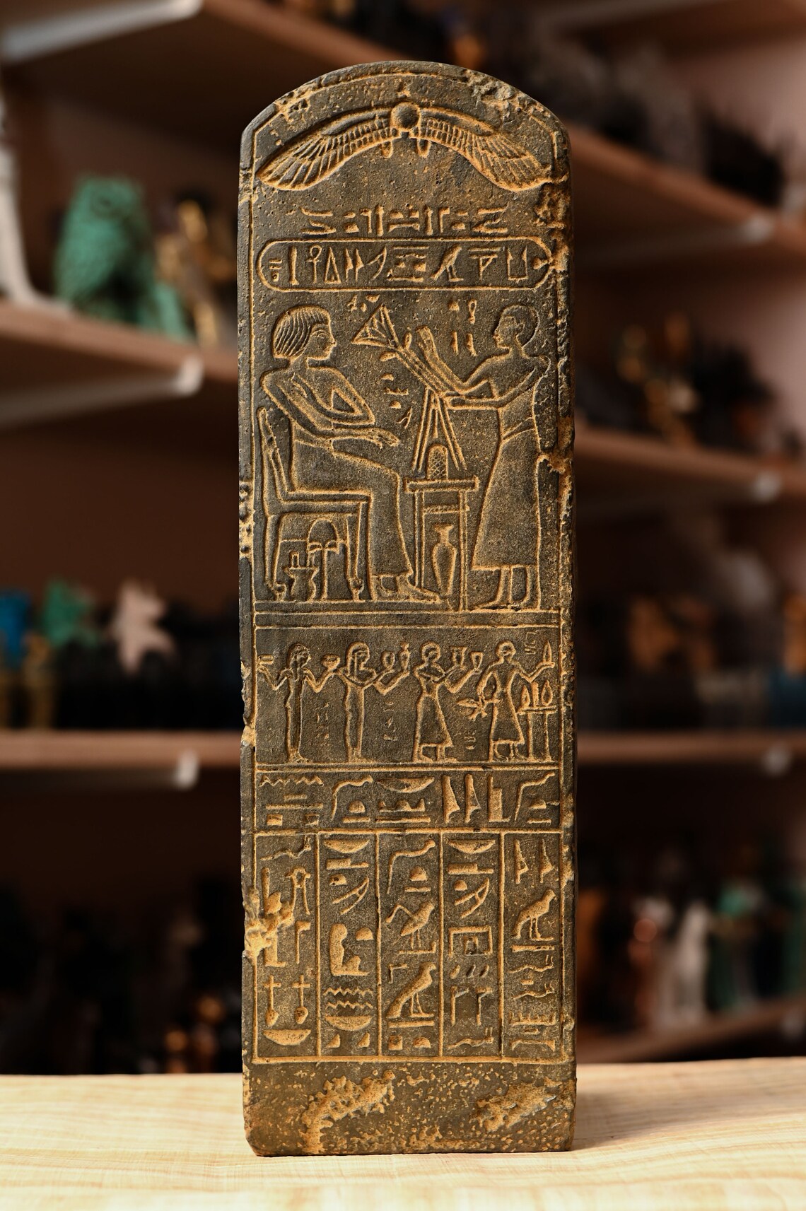 Marvelous Egyptian Ptah/ptah-hotep God Made From Stone With - Etsy