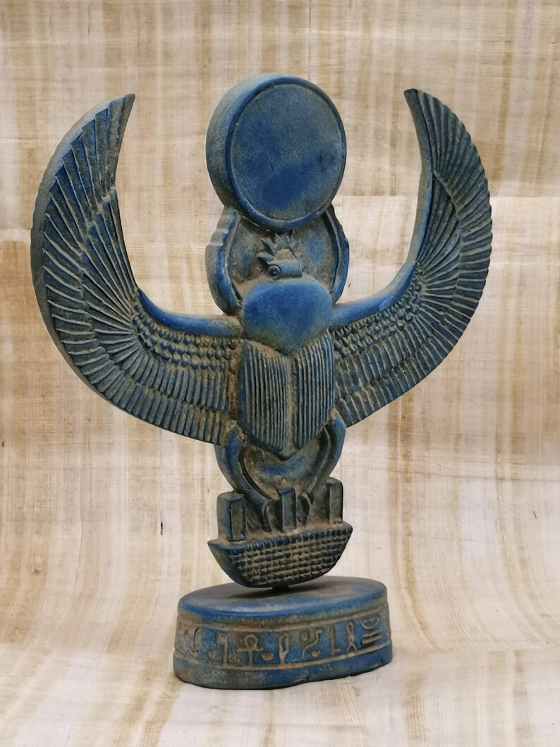 Gorgeous Blue Scarab Beetle Symbol of Good Luck Standing - Etsy