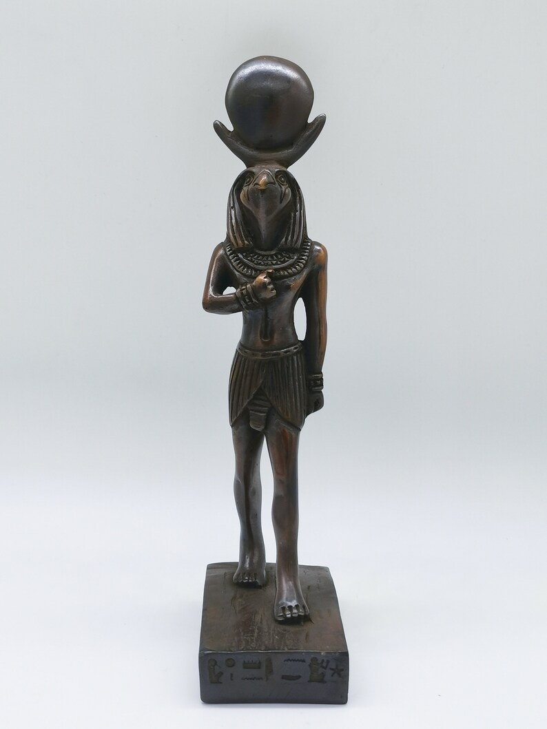 Ancient Egyptian Statue of Sun God Ra Harakhte Crowned With a | Etsy