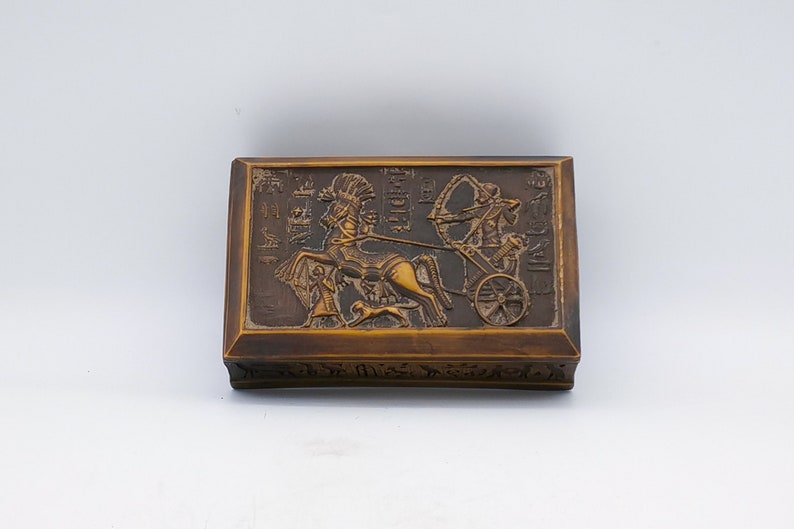 Egyptian Art Box Decorative Pharaonic Made in Egypt | Etsy