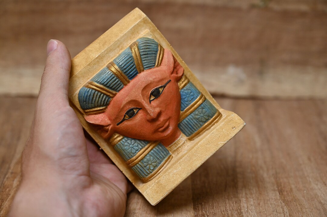 Unique Goddess Hathor Face Mask Cow's Ear Large Sculpture - Etsy
