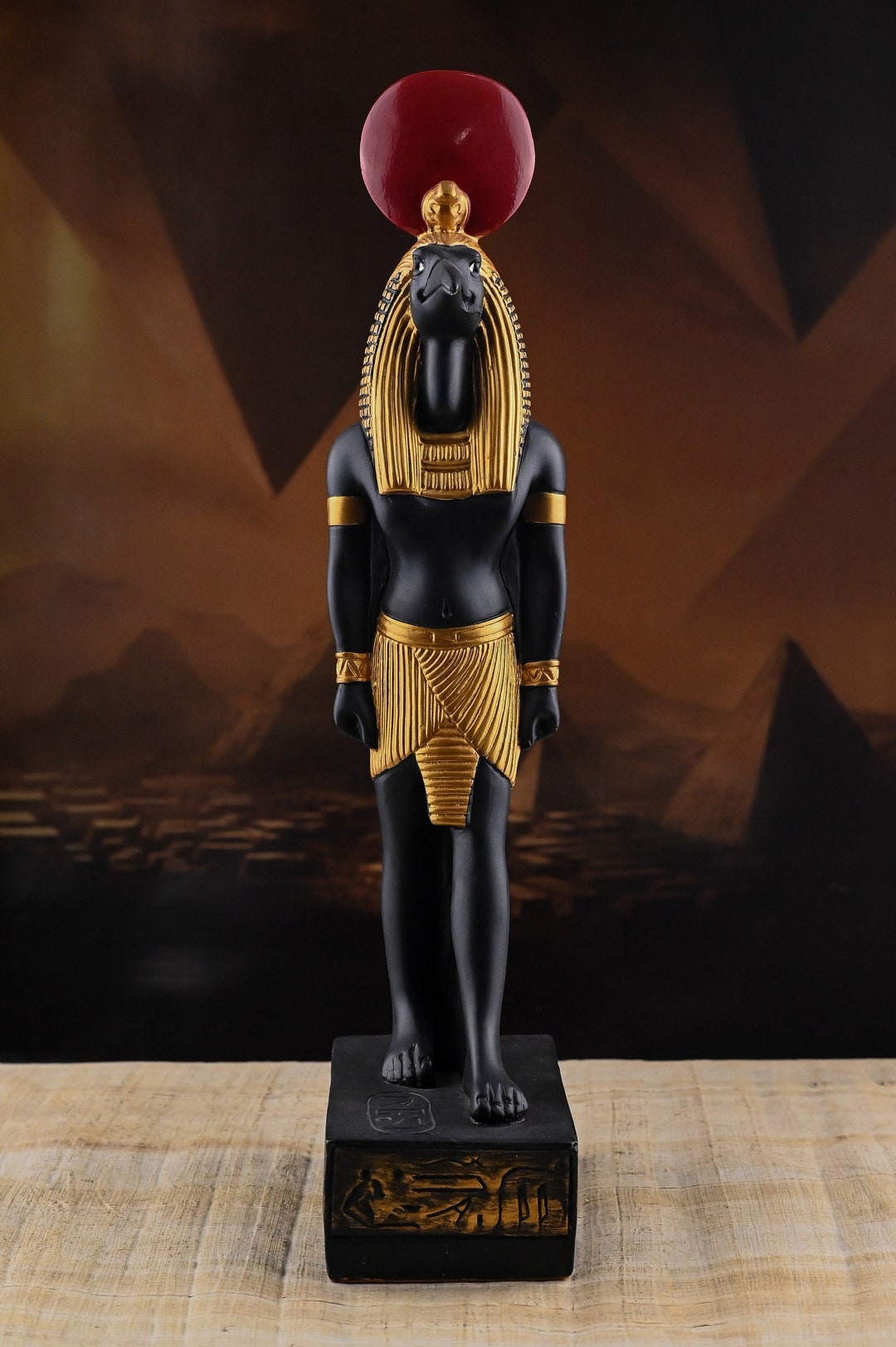 Statue Thoth God of Knowledge and Wisdom Large Granite Stone Unique ...