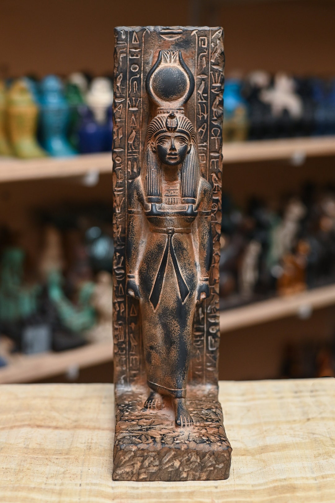 Fantastic ISIS Goddess of Love and Magic Standing and Wearing the Sun ...