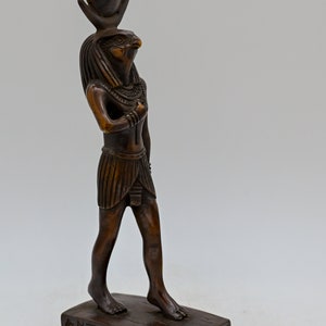 Ancient Egyptian Statue of Sun God Ra Harakhte Crowned With a - Etsy