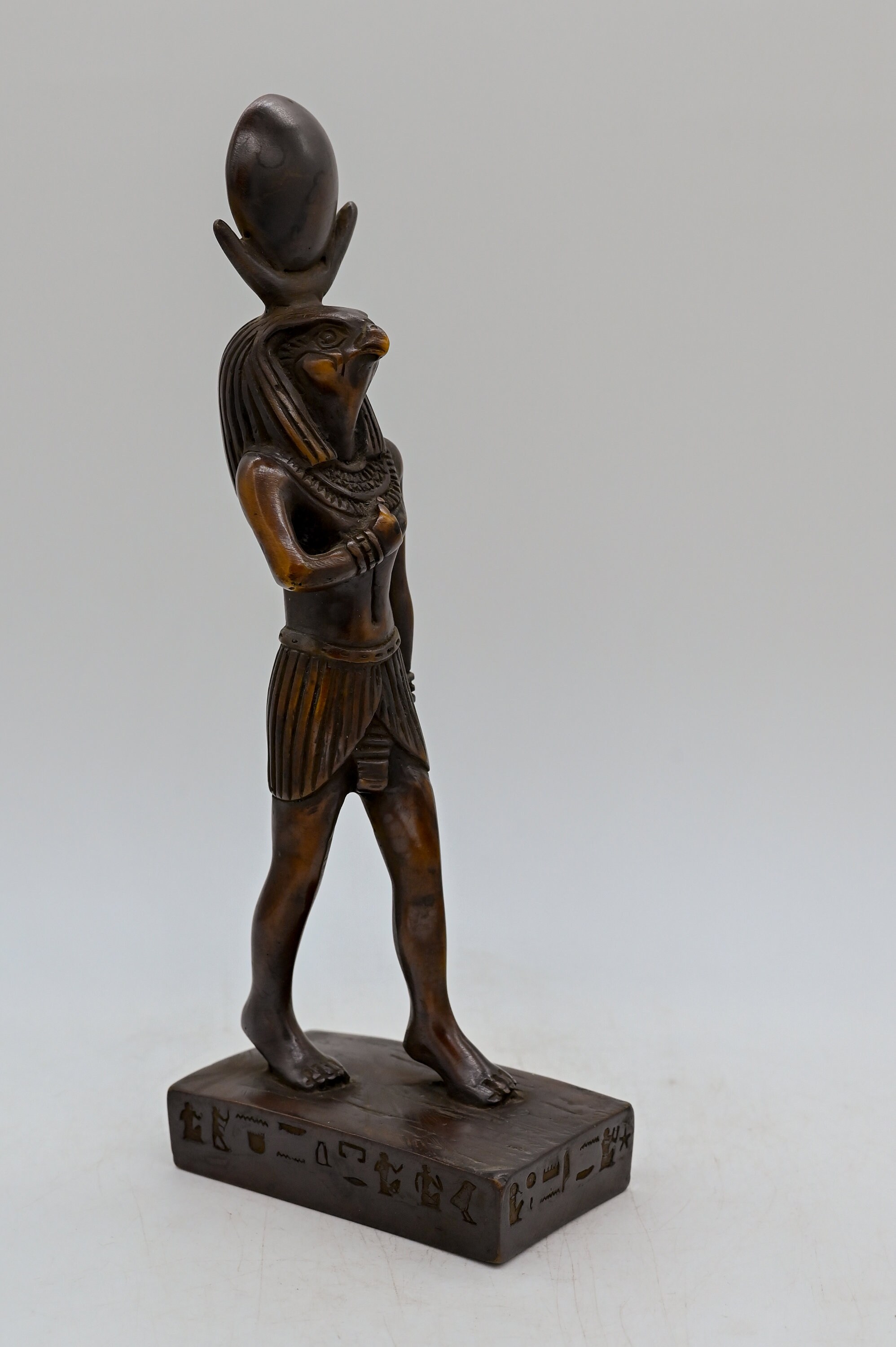 Ancient Egyptian Statue of Sun God Ra Harakhte Crowned With a - Etsy