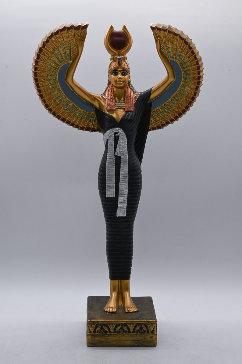 Unique Golden Isis Statue Available in 3 Colors Winged Isis - Etsy