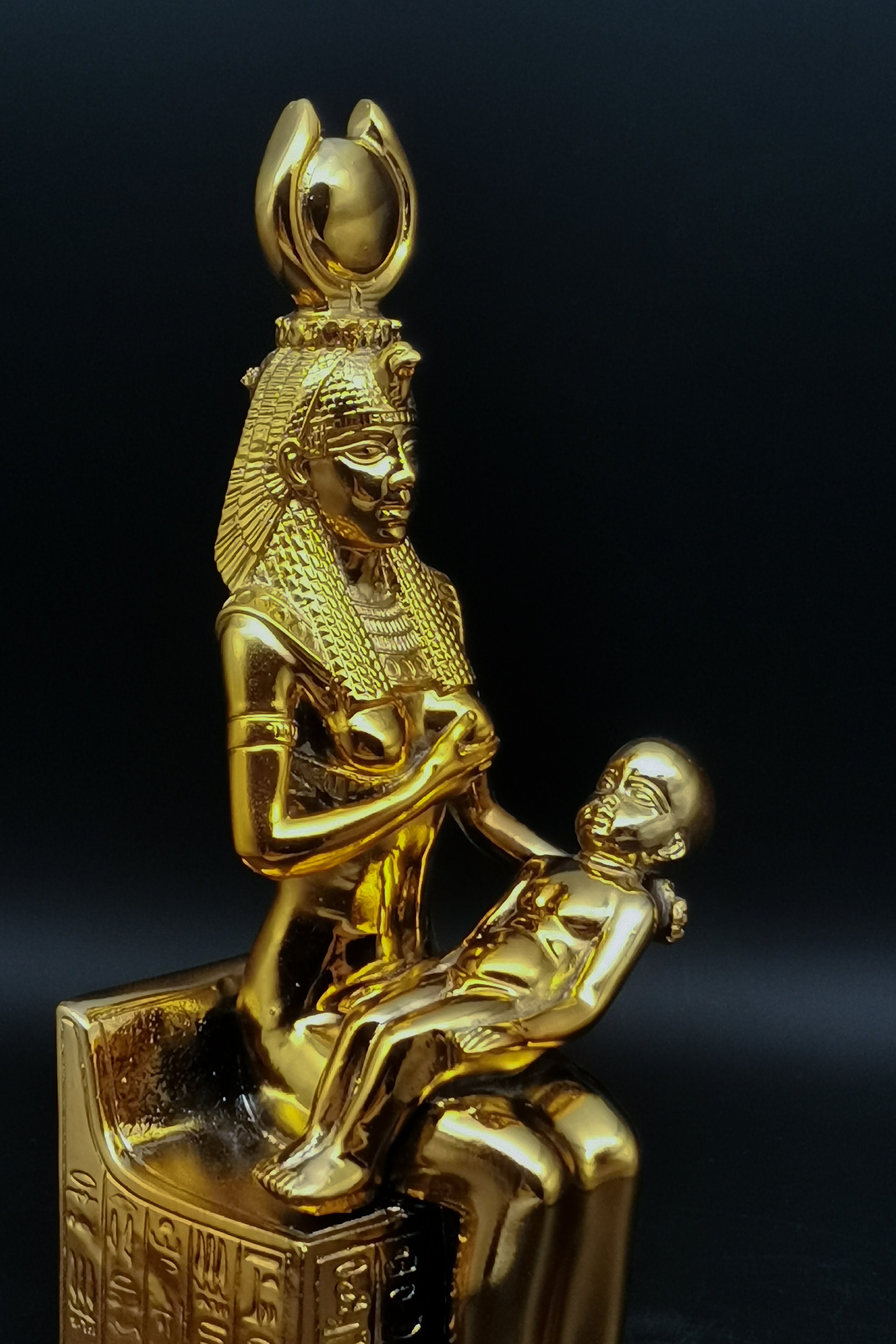 Unique Statue of Goddess Isis Breastfeeding Baby Horus Large - Etsy