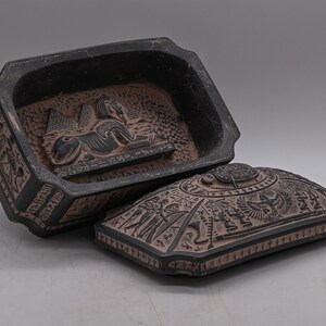 Unique Egyptian Art Box Heavy Decorative Include Sphinx Pharaonic ...