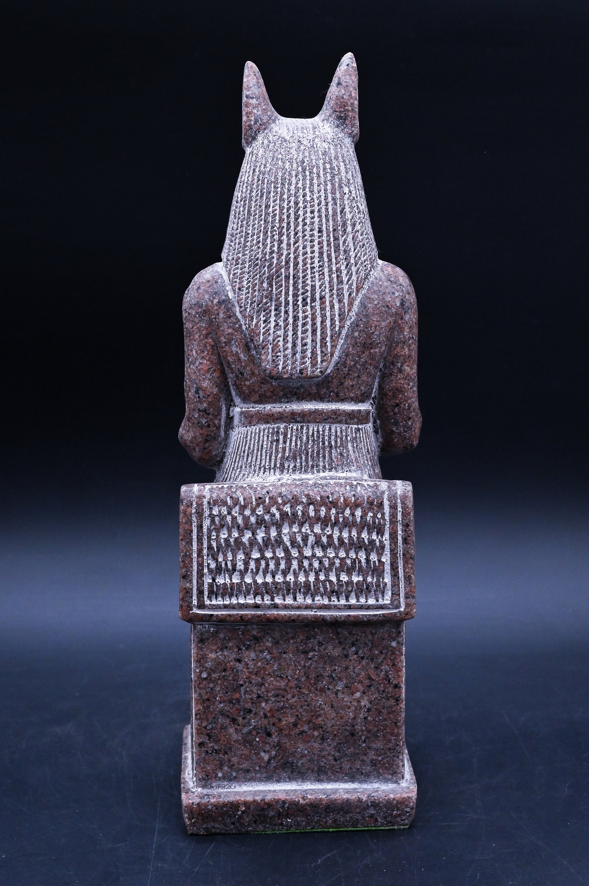 Seated Anubis Statue God of Death Sculpture Stone Heavy Made - Etsy