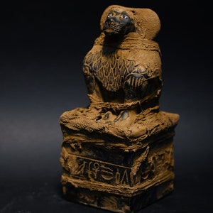 Statue of Thoth Baboon Seated Monkey (moon God Thoth) and Wisdom ...