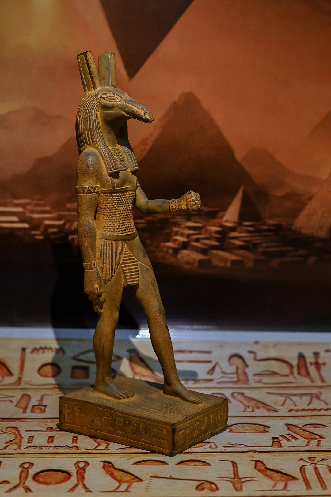 Egyptian Statue of Egyptian God of War Seth Large Heavy Stone - Etsy Canada