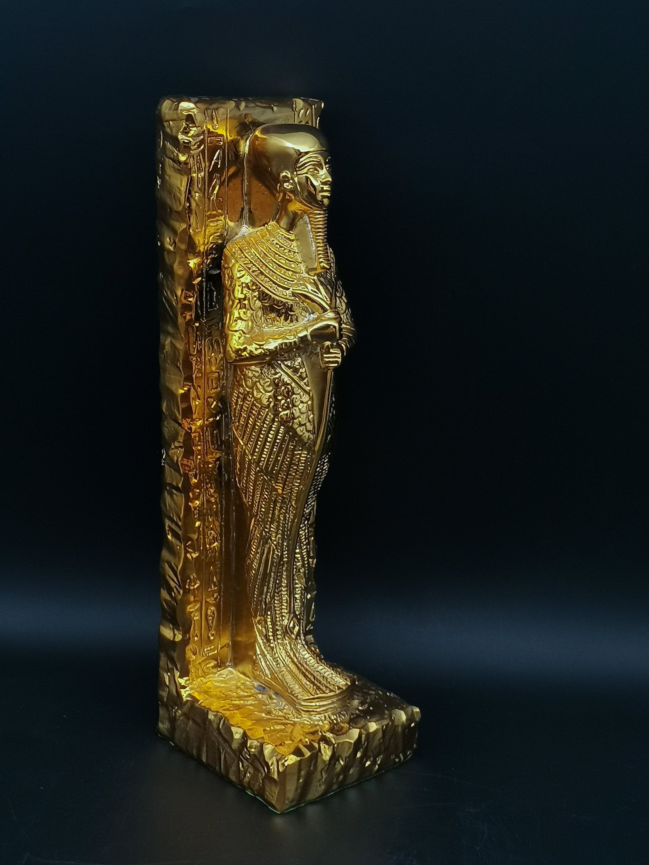 Unique statue of Ptah Stela relief God craftsmen unique heavy | Etsy