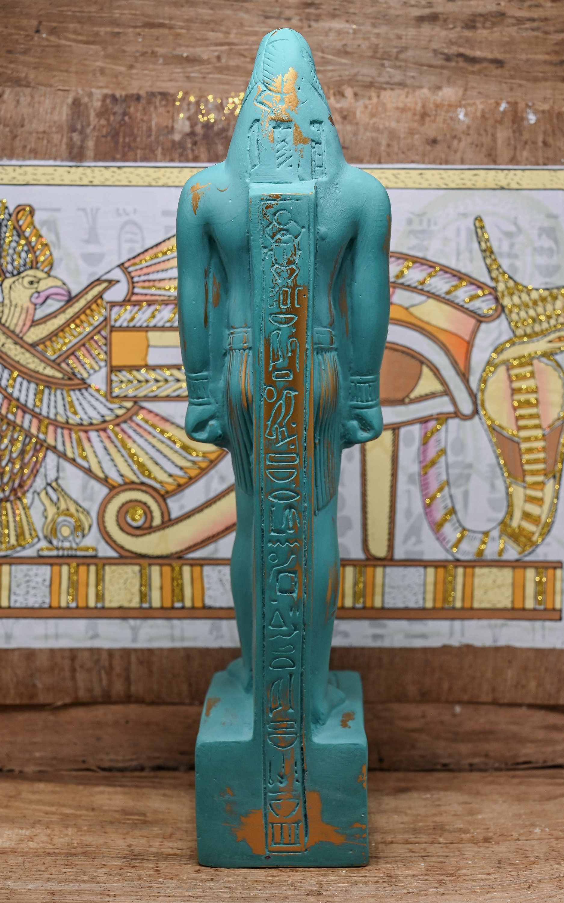 Statue Thoth God of Knowledge and Wisdom Large Bronze Green - Etsy