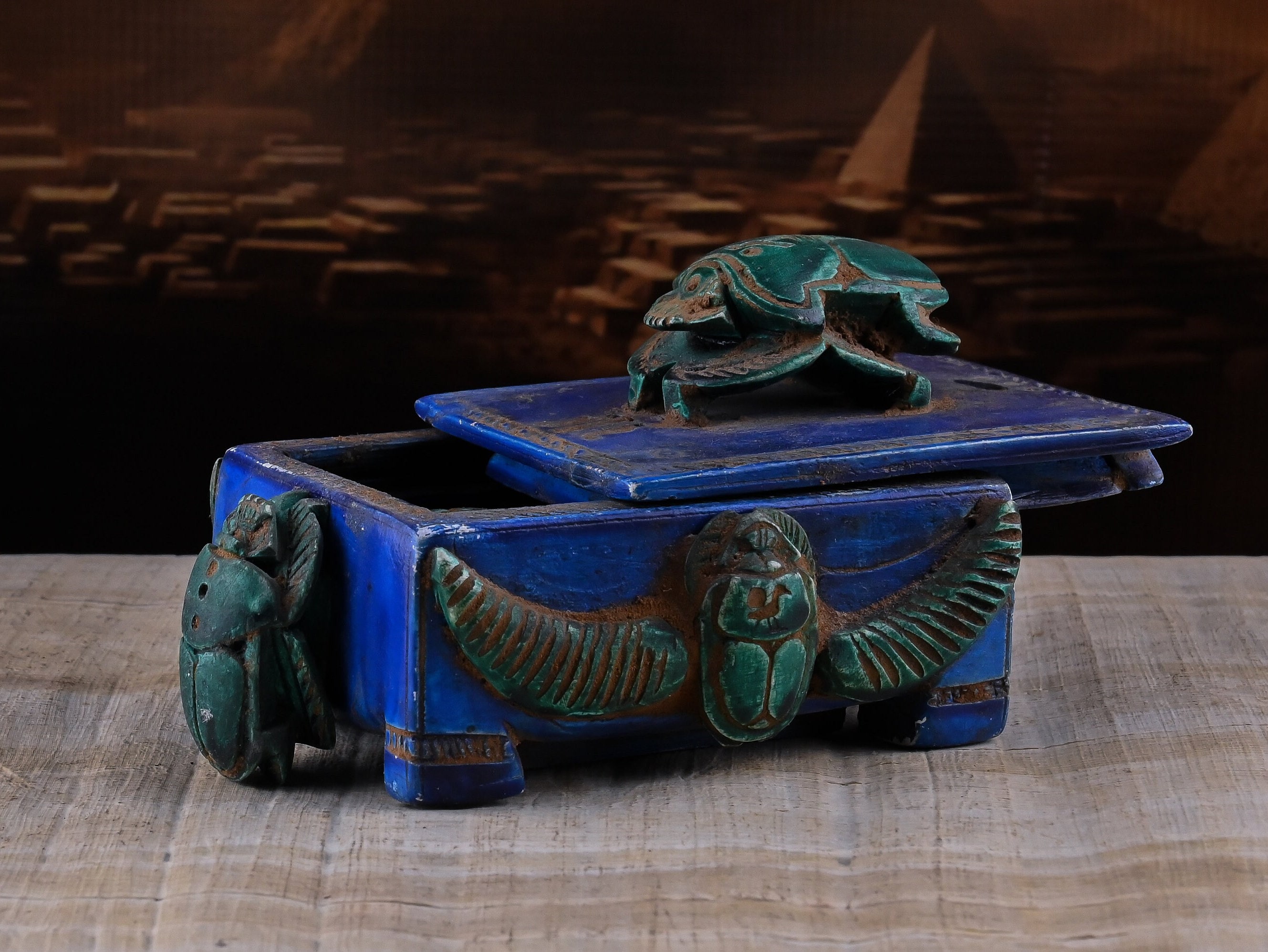 Rare Ancient Egyptian Box Made of Natural Stone Hand Carved - Etsy ...