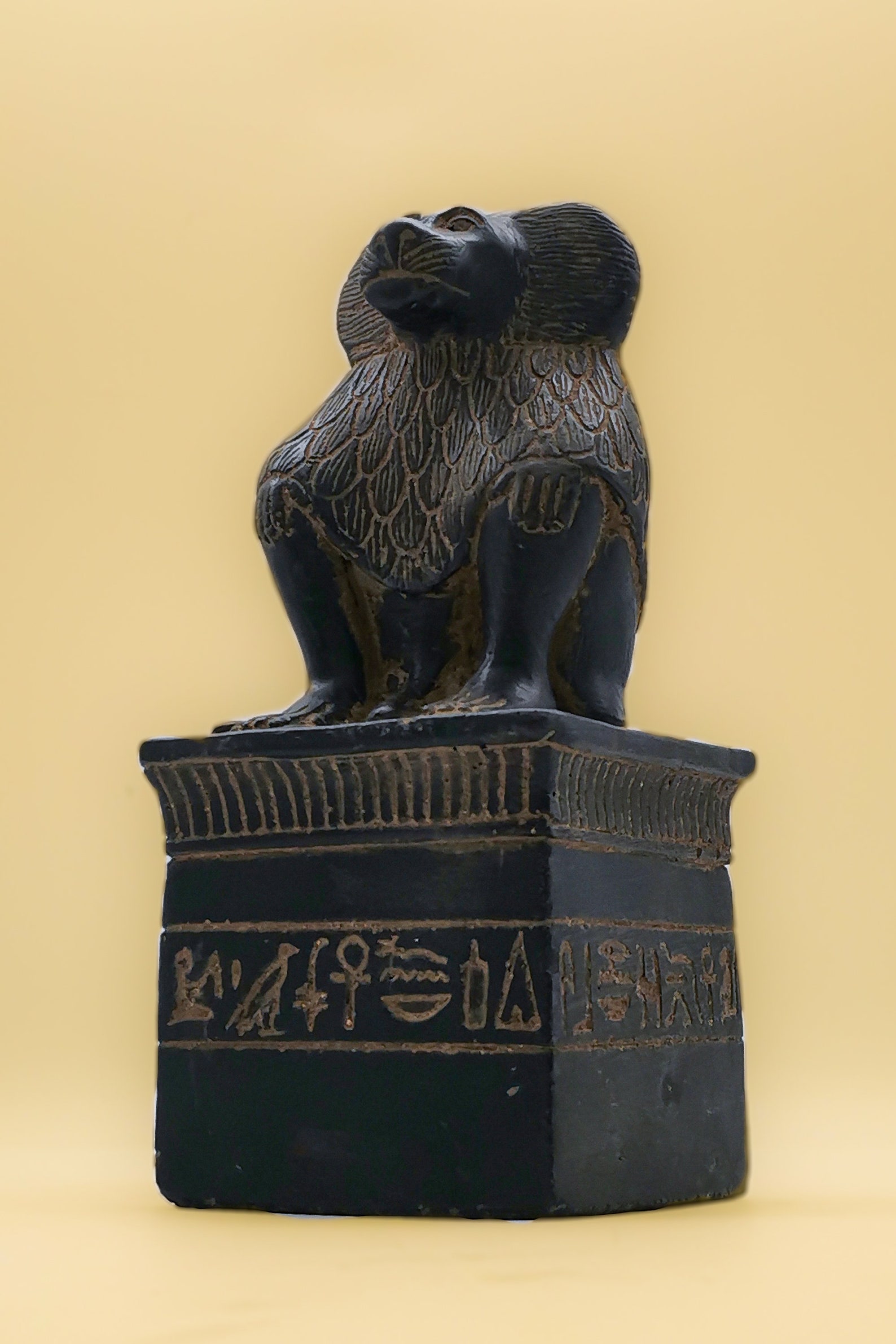 Unique Egyptian Statue of a Baboon Figure of a Seated Baboon | Etsy