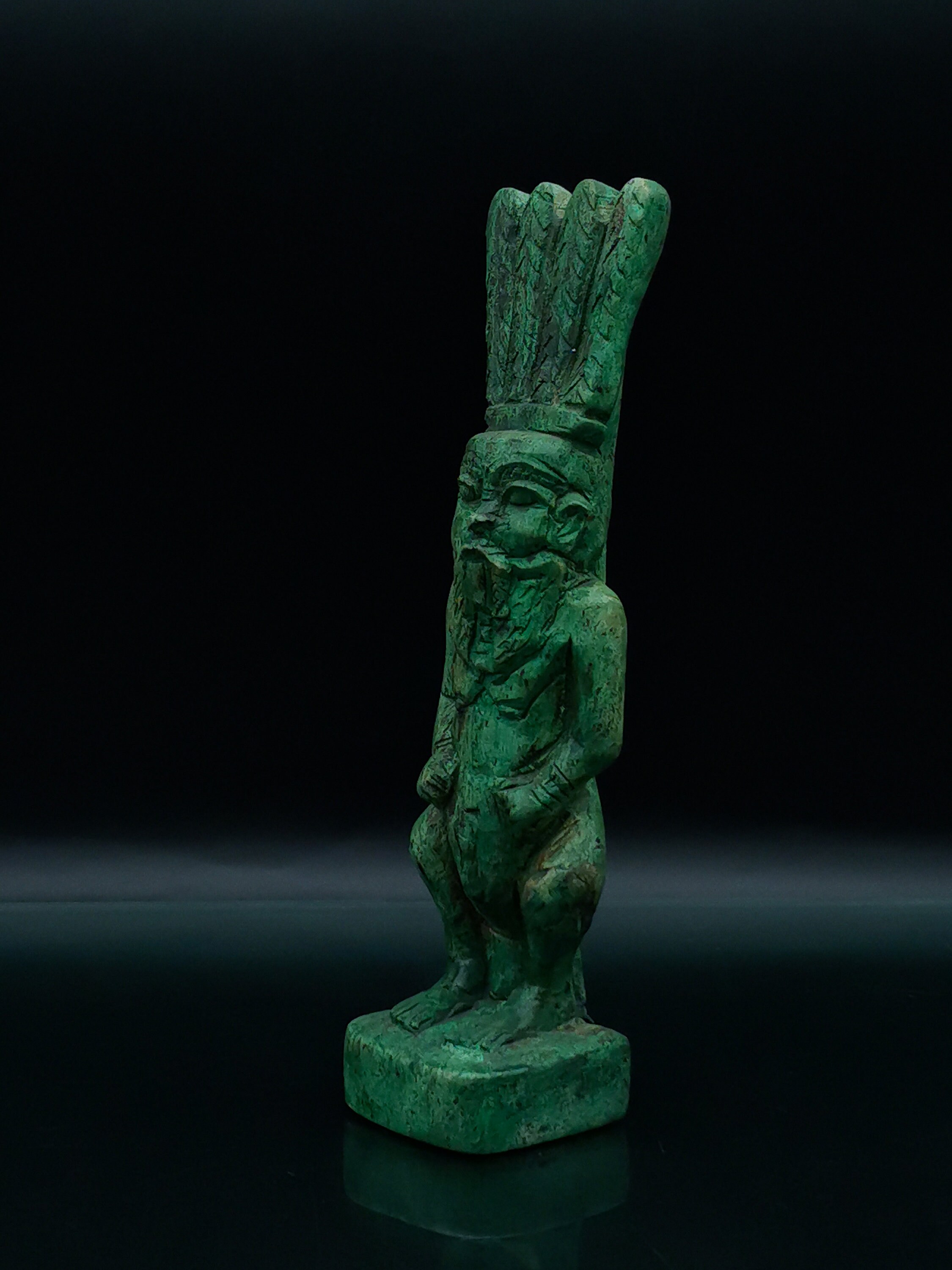 Unique Statue of God Bes the dwarf protector of households | Etsy