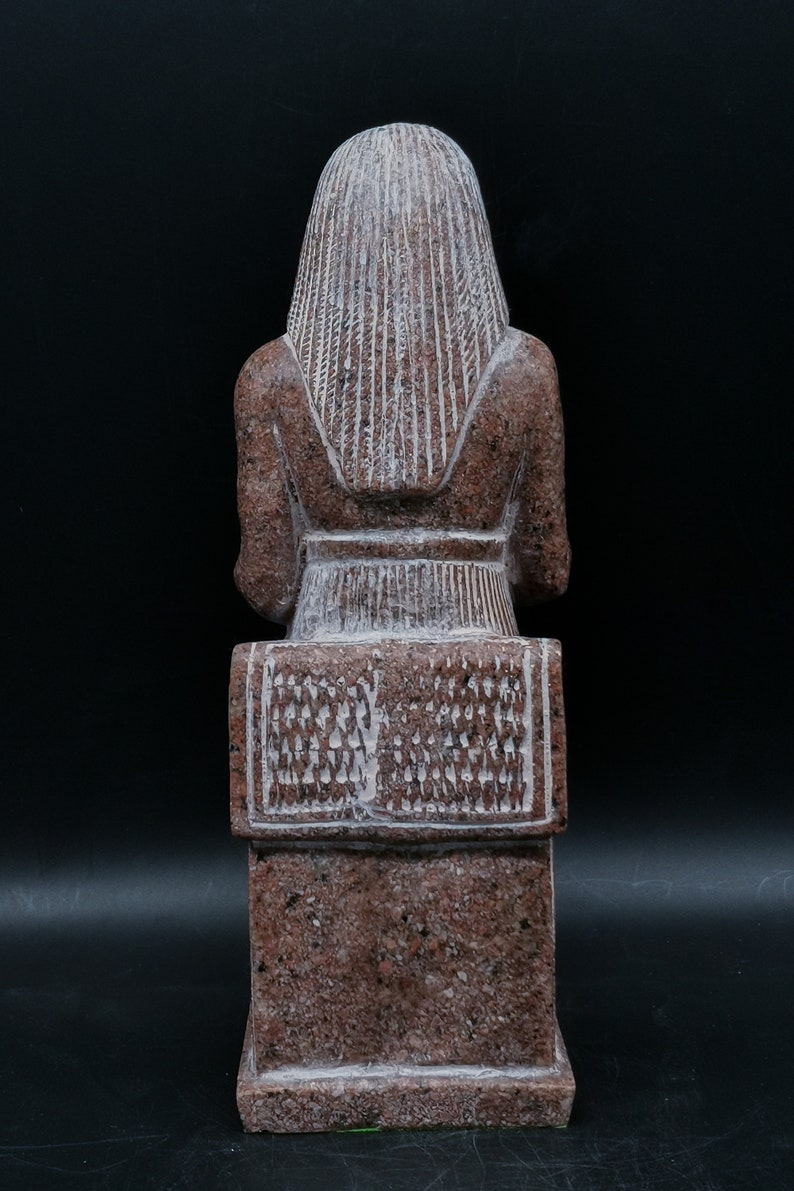 Unique Statue Falcon Headed God Horus Seated Sculpture Granite - Etsy