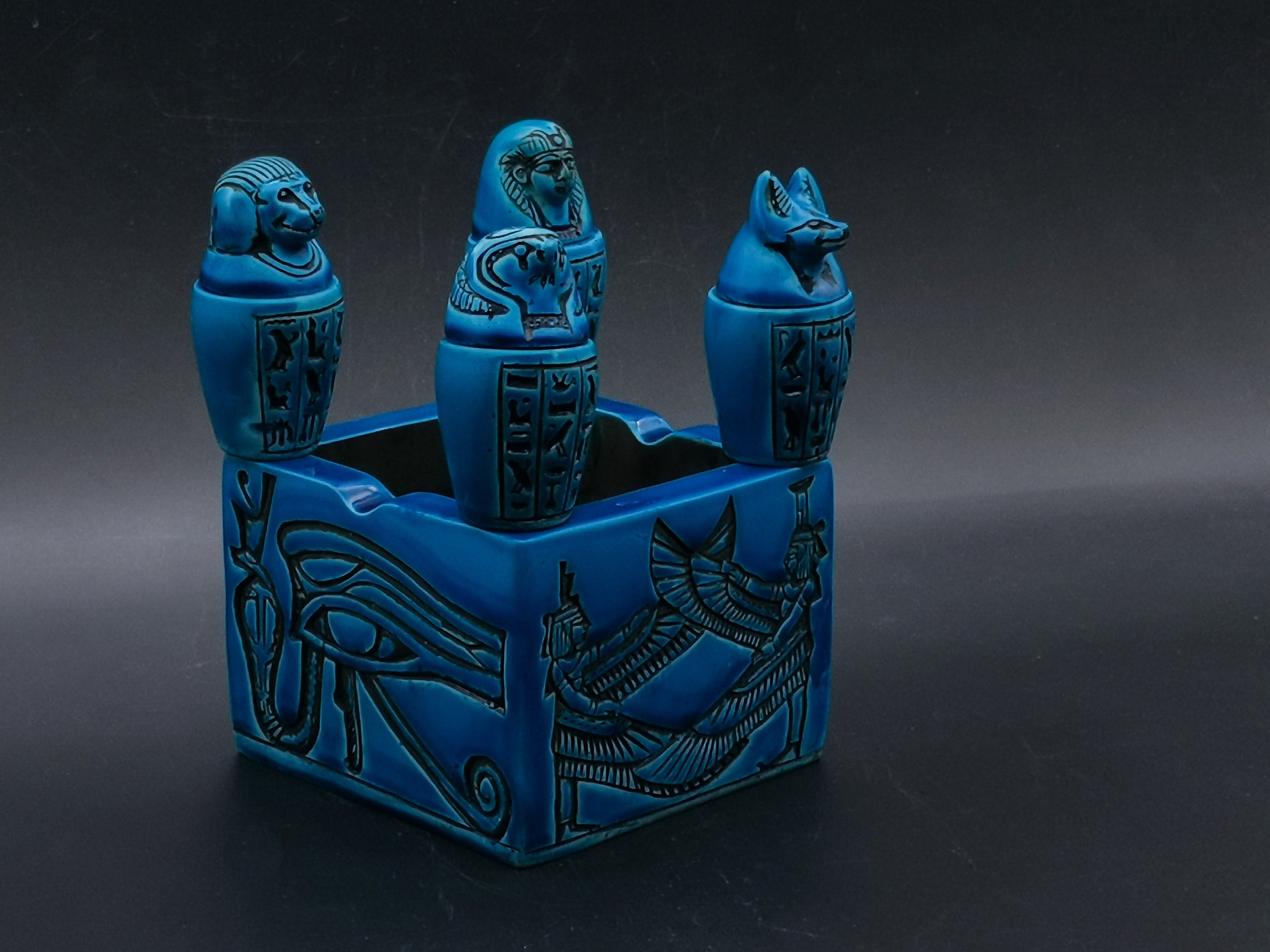 Unique Box of Canopic Jars Inside Egyptian Handmade From | Etsy