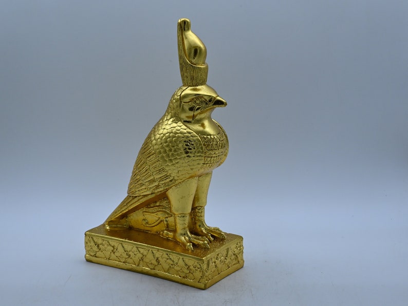 Horus in the Form of Falcon Wearing the Beautiful Crown With - Etsy