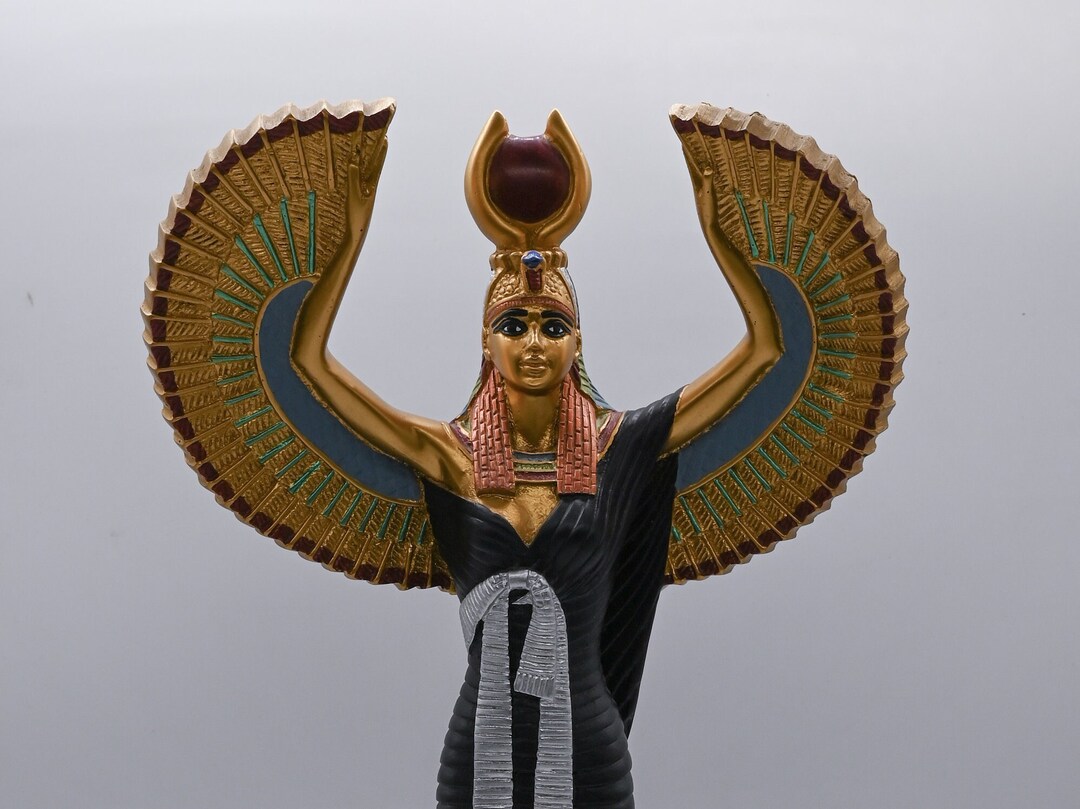 Unique Golden Isis Statue Available in 3 Colors Winged Isis Statue ...