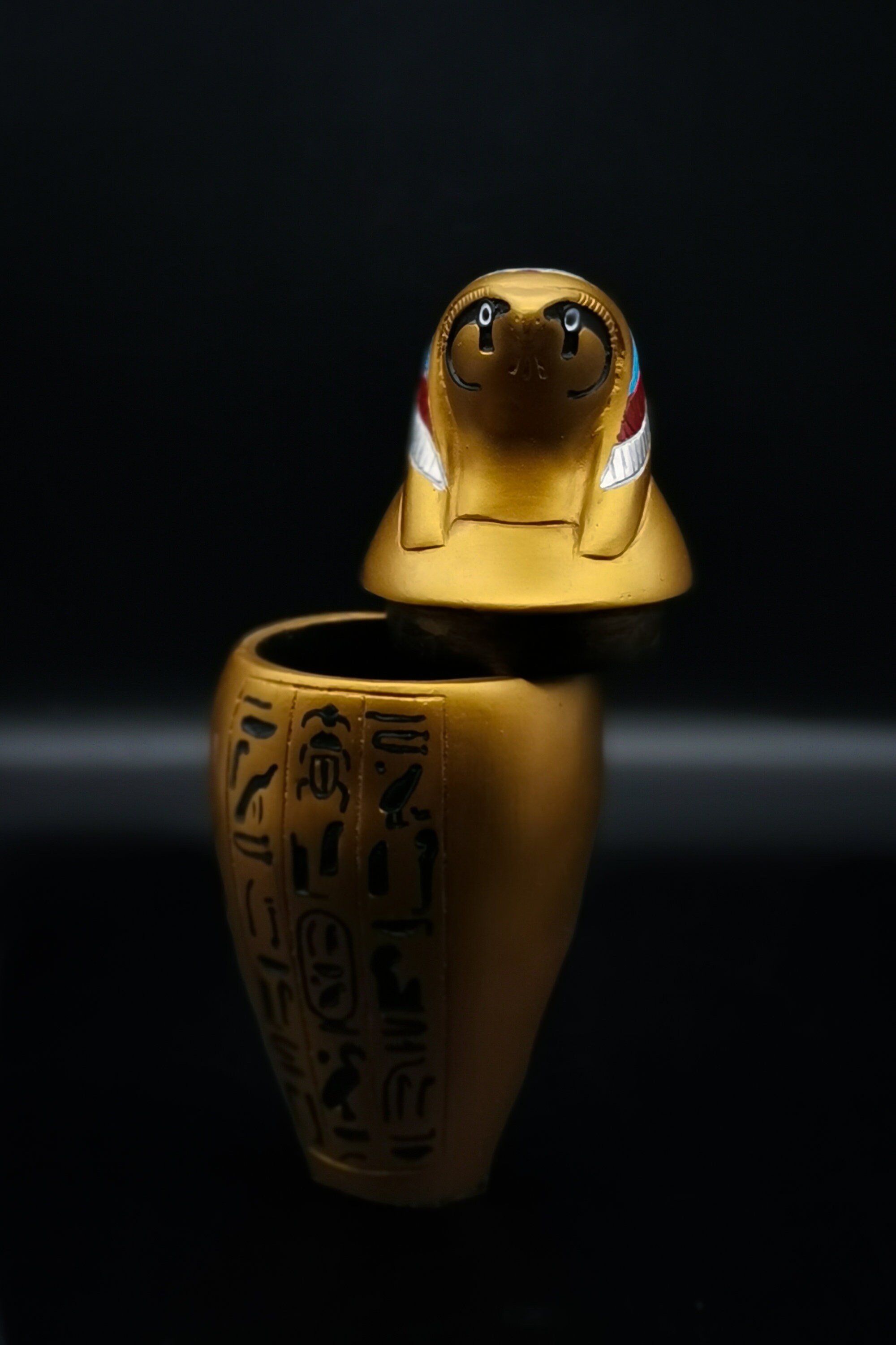 Unique Ancient Egyptian STORAGE Hieroglyphics Stone God Horus | Etsy