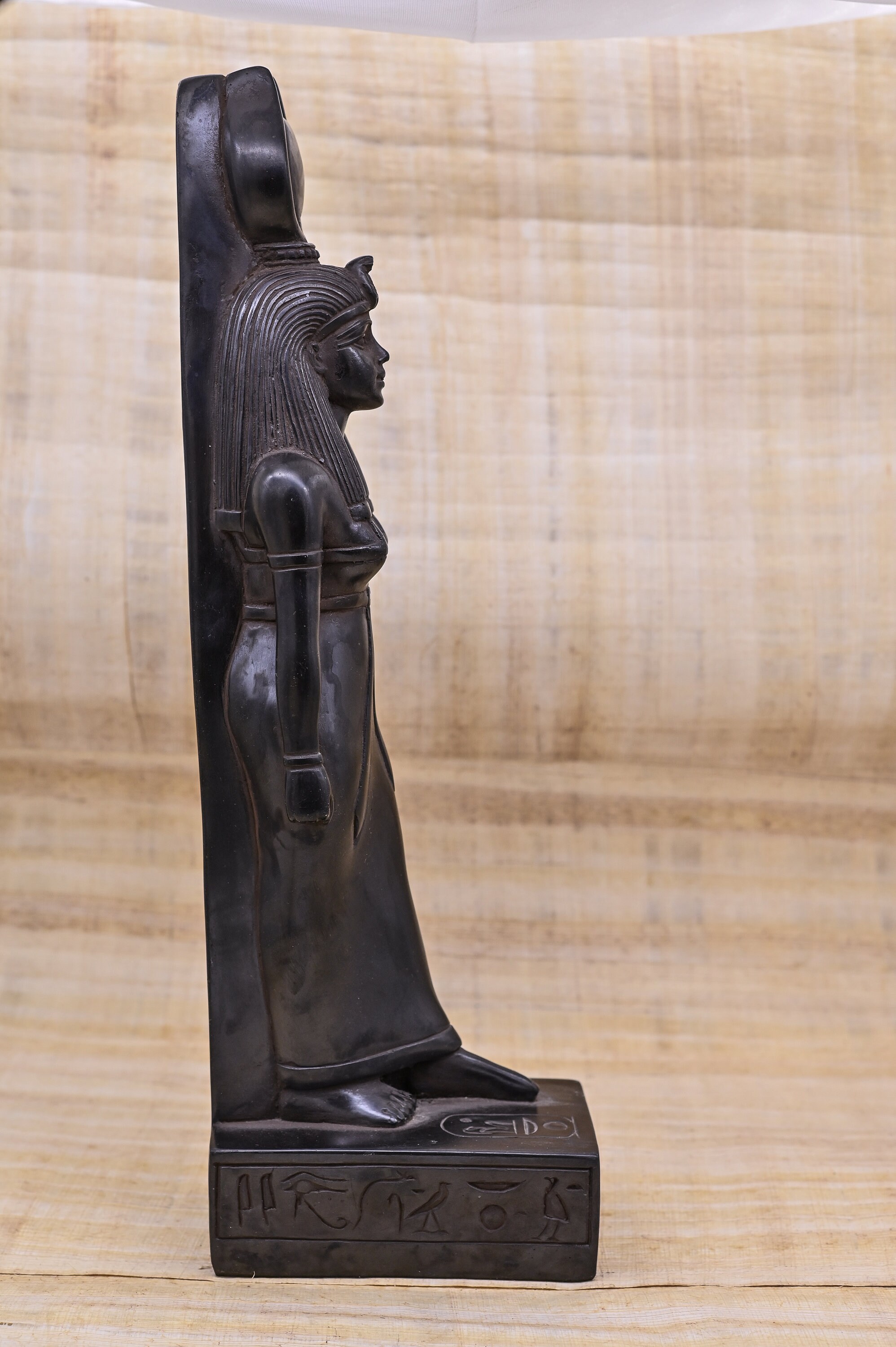 Statue Goddess Isis Black Egyptian Art Finish Made in Egypt - Etsy