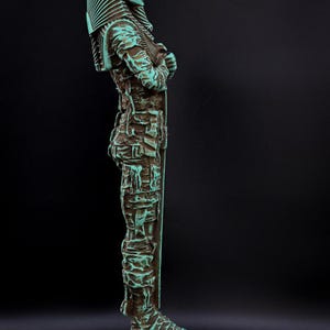 Unique Ancient Egyptian King Tutankhamun Large Green With Symbols ...