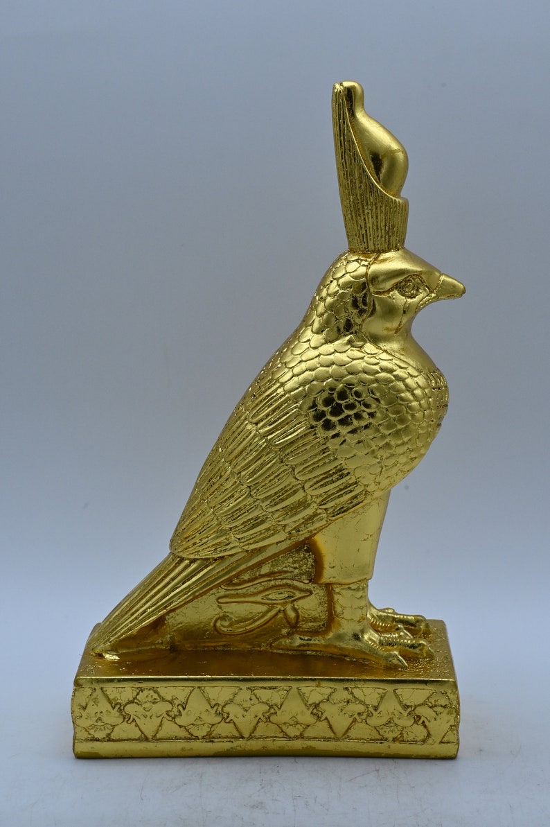 Horus in the Form of Falcon Wearing the Beautiful Crown With - Etsy