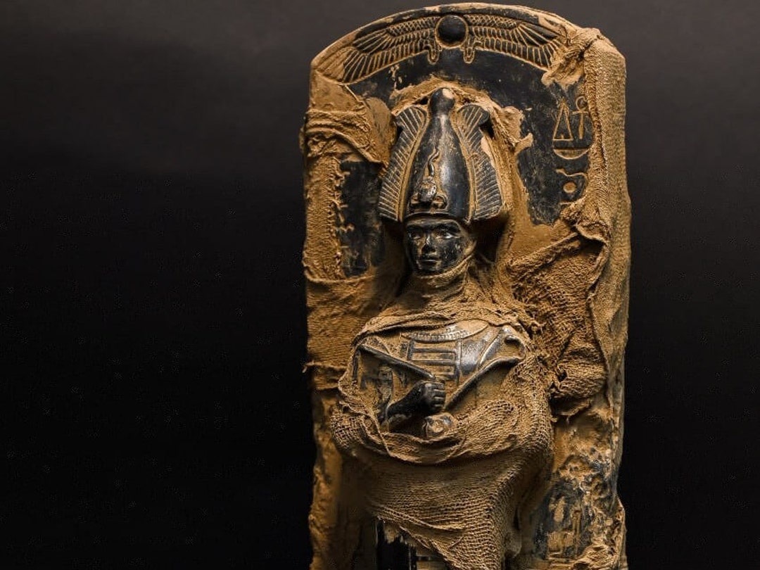Osiris Gorgeous Black Statue of Osiris God Who Suffered From Evil Even ...