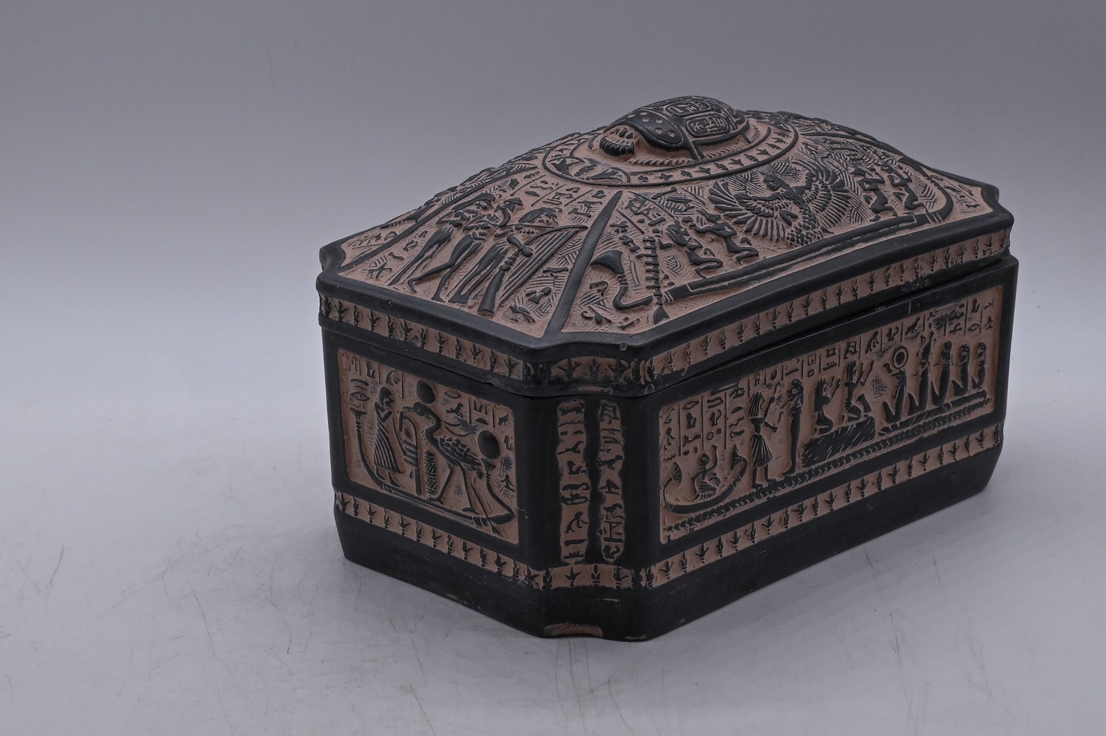 Unique Egyptian Art Box Heavy Decorative Include Sphinx - Etsy