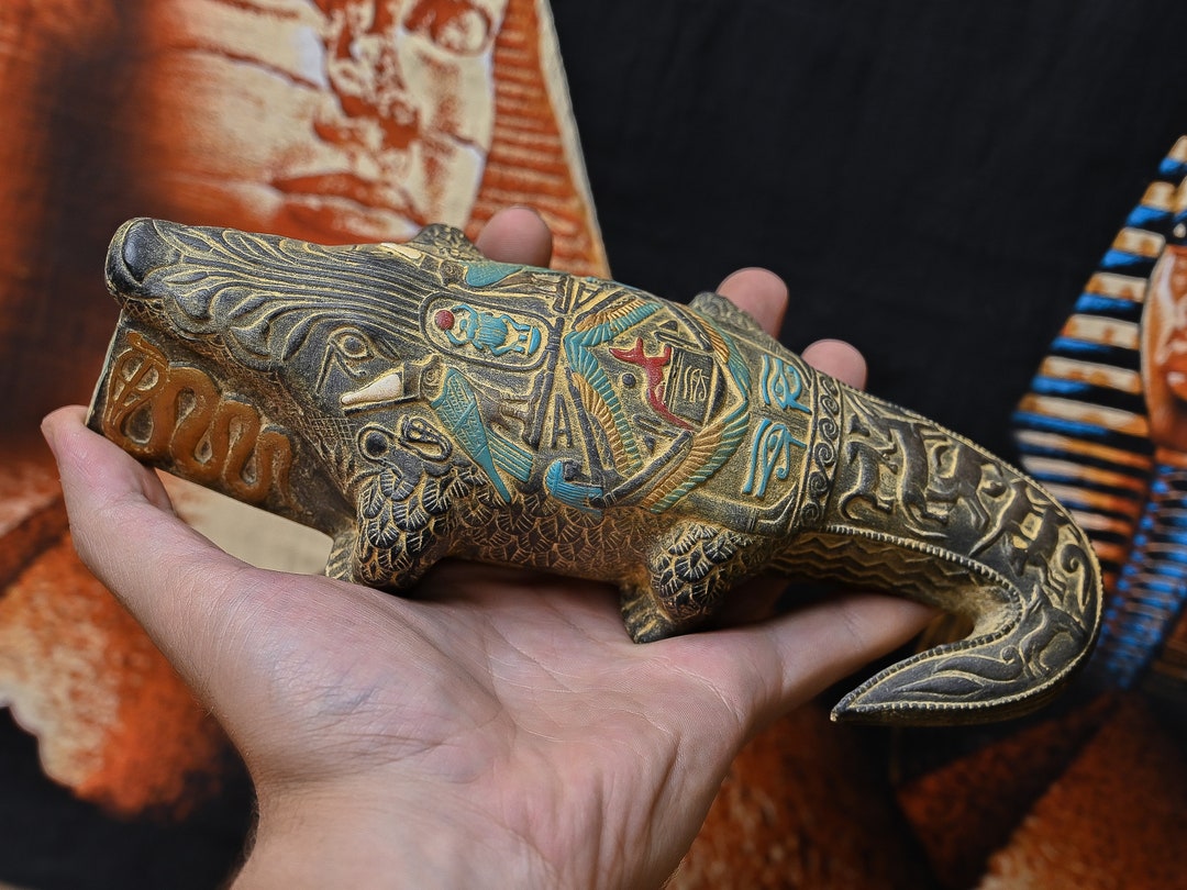 Egyptian Crocodile God Sobek One of Important Gods in - Etsy