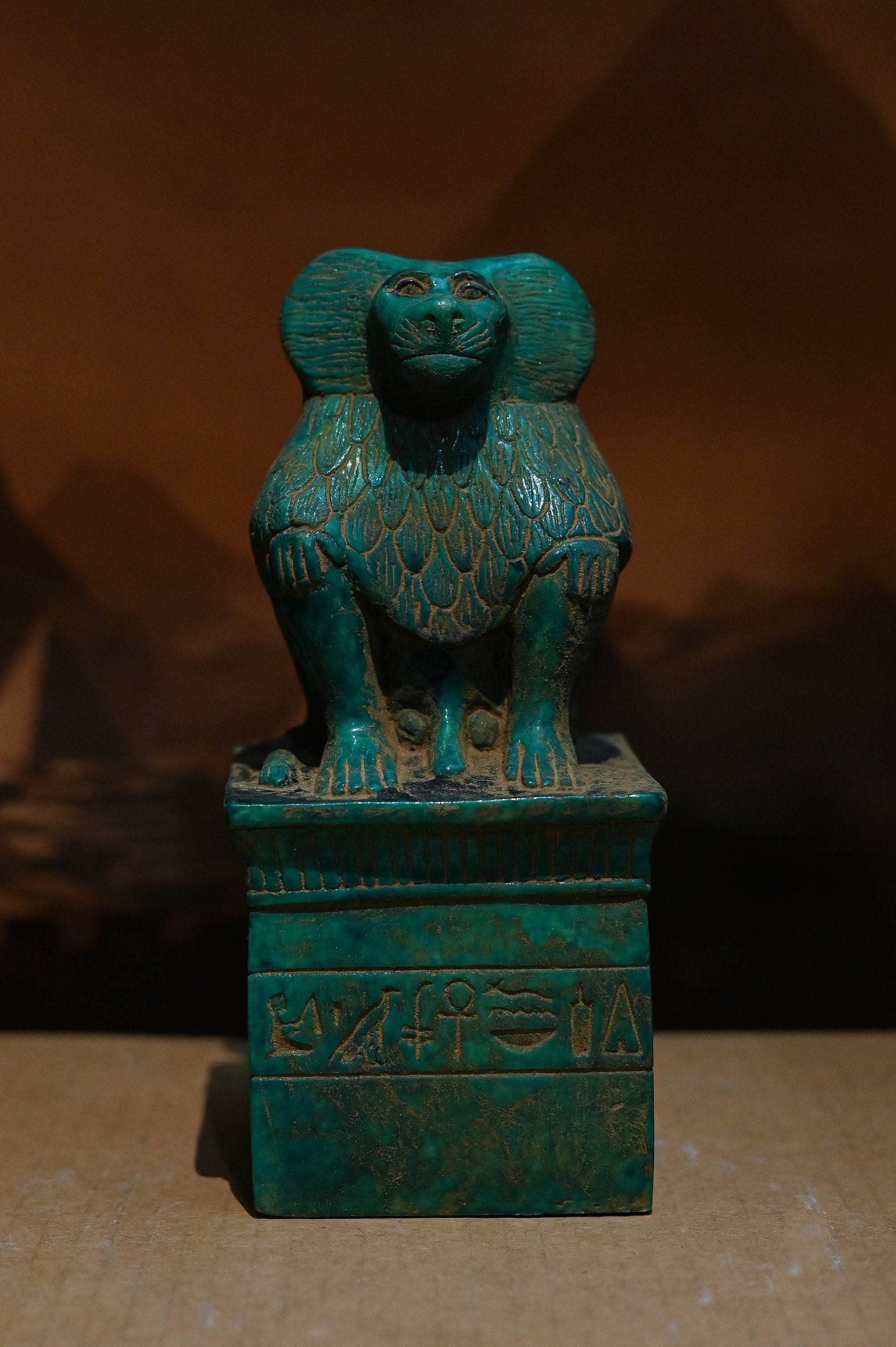 Statue of Thoth Baboon Seated Monkey moon God Thoth and - Etsy UK