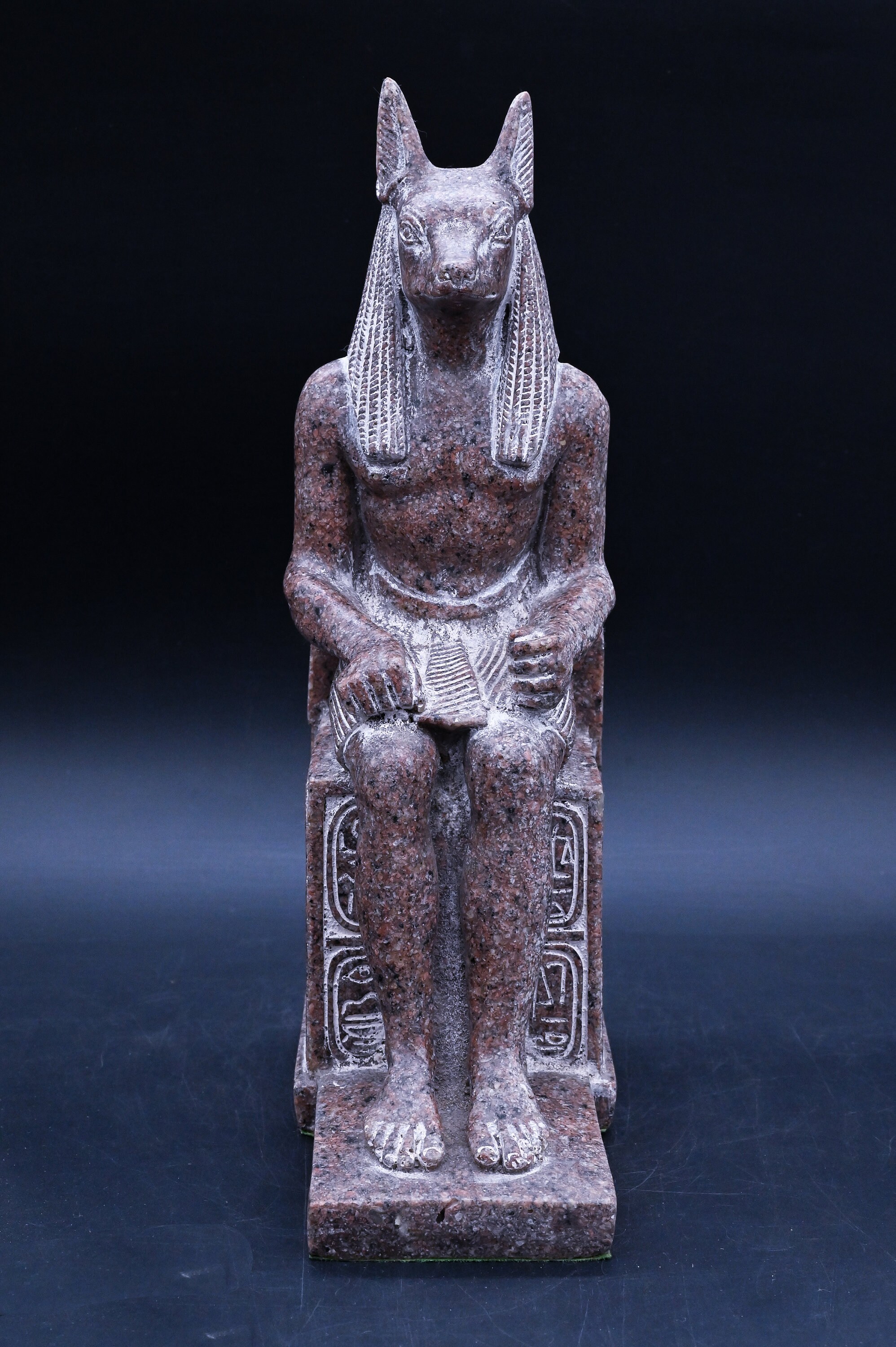 Seated Anubis Statue God of Death Sculpture Stone Heavy Made - Etsy