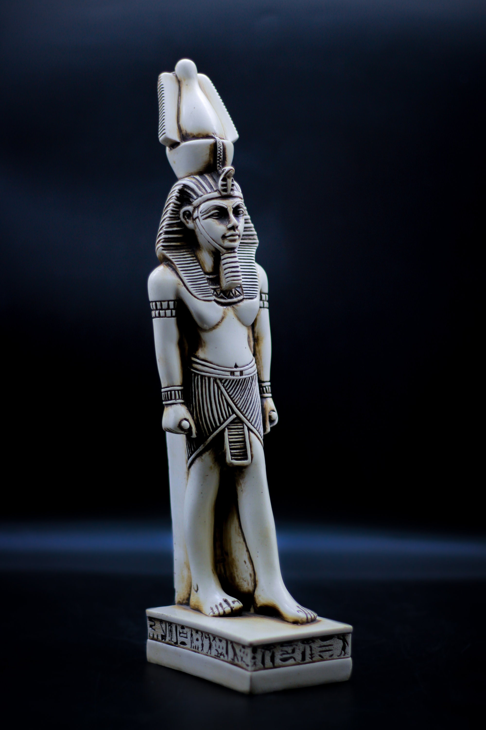 Unique Egyptian Pharaoh king Ramesses II large Statue 2 color | Etsy