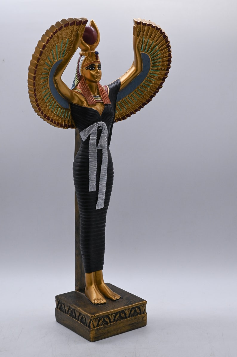 Unique Golden Isis Statue Available in 3 Colors Winged Isis - Etsy